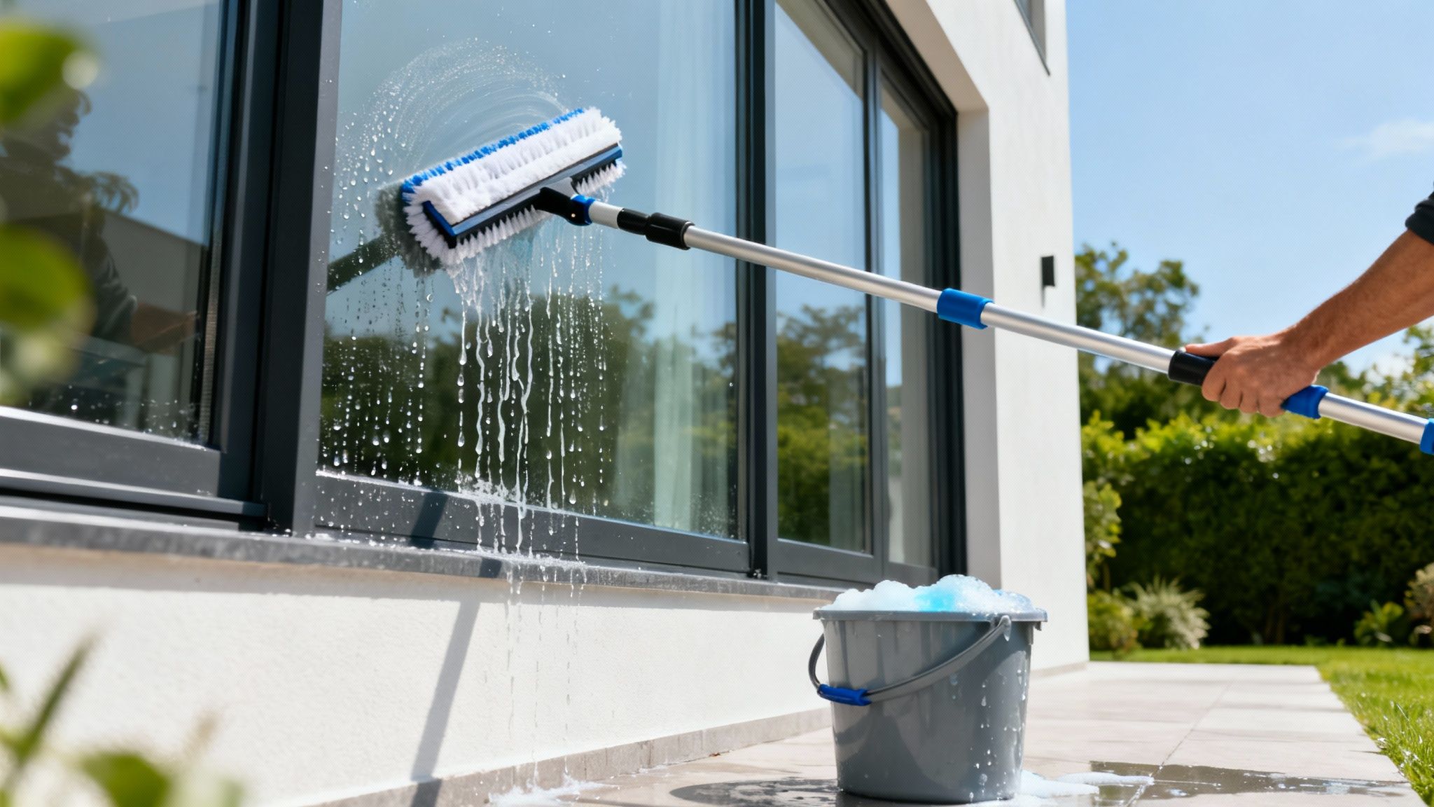 How to Clean Second Story Windows: Safe, Ladder-Free Tips – Sparkle ...